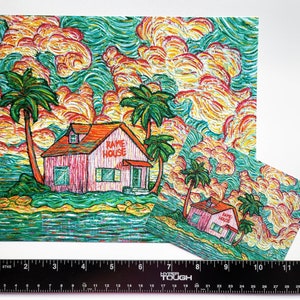 The Turtle Beach House Kame House Inspired Anime - Etsy