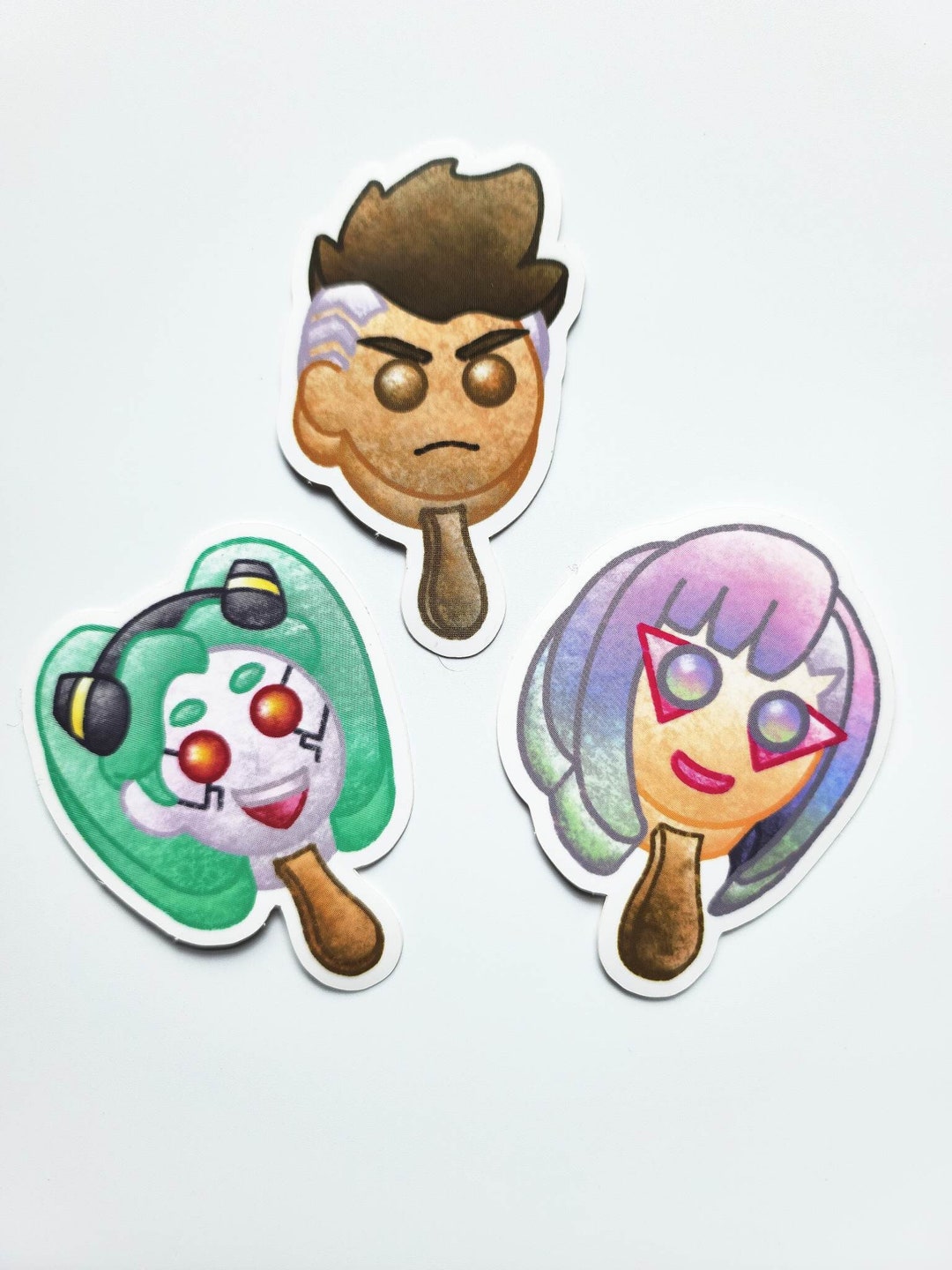 Cyber Sorbet Cyberpunk Inspired Anime Popsicle Ice Cream Stickers - Etsy