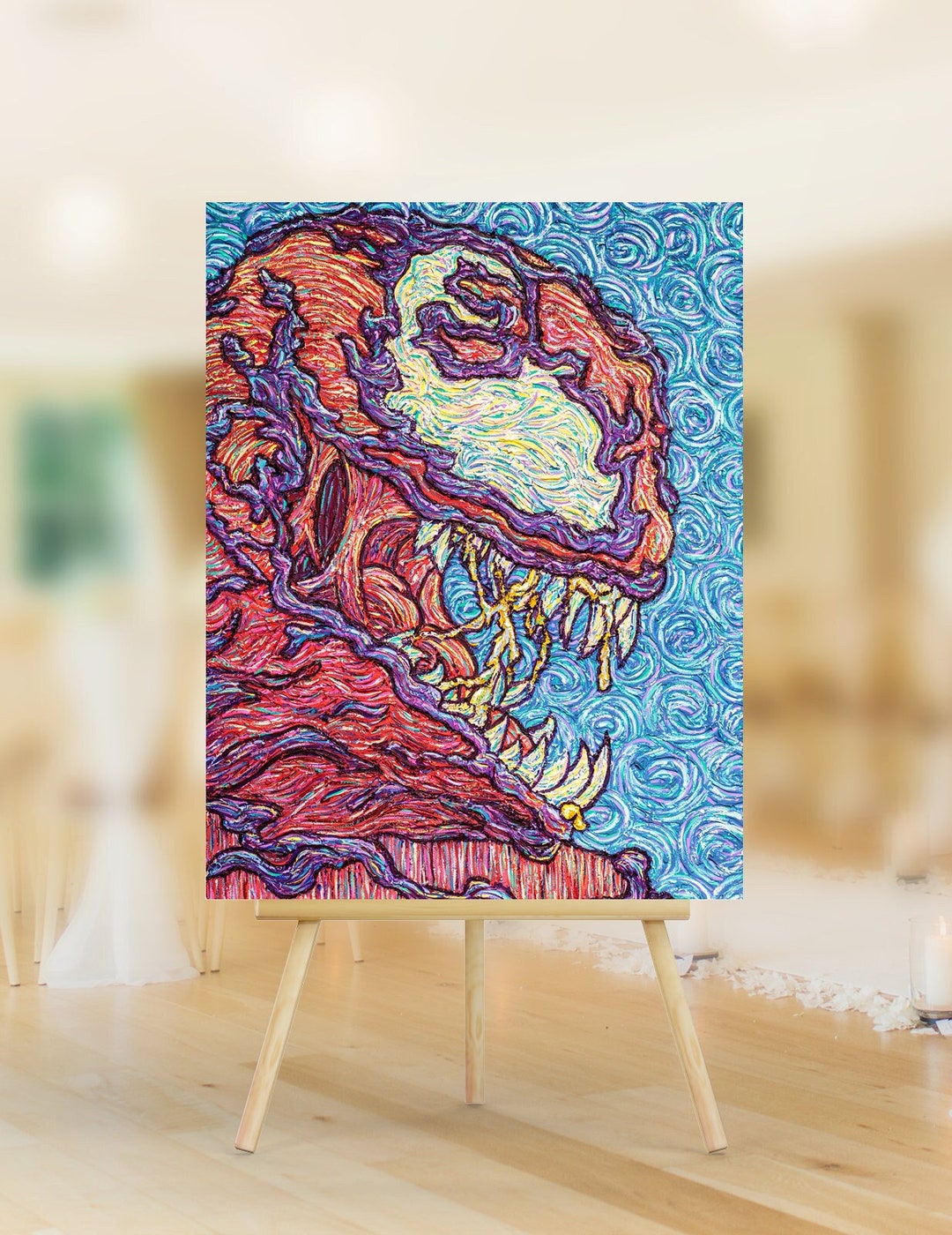 Let There Be Carnage Marvel Impressionism Van Gogh Painting Carnage ...