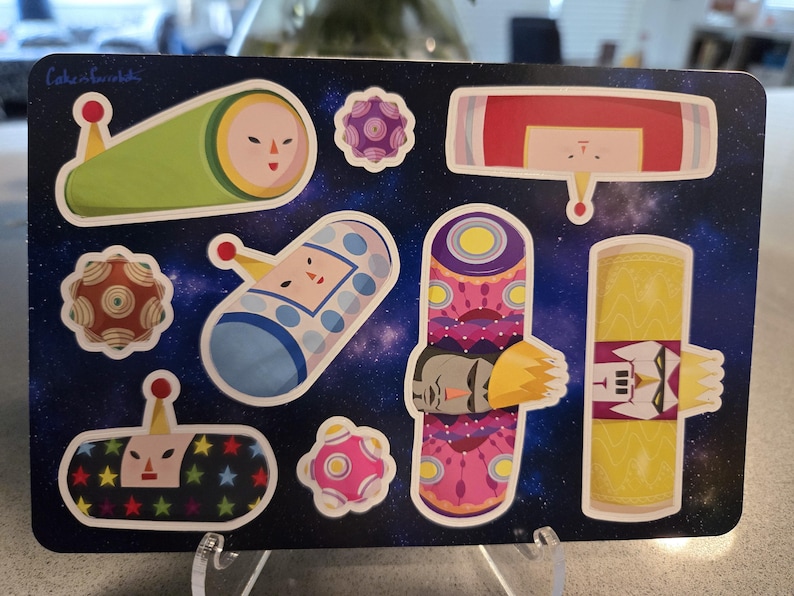 Katamari King Sticker Sheet 4x6 Anime Sticker Sticker Sheet - Etsy