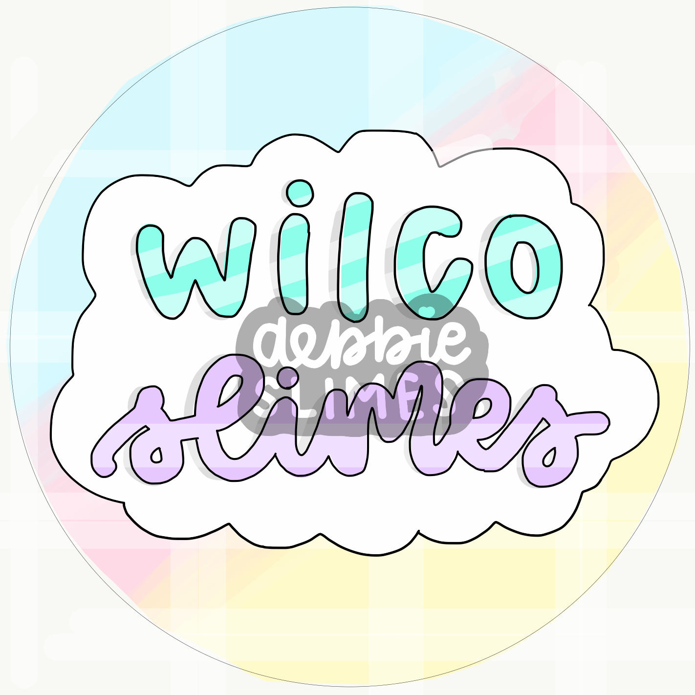 Custom Shop Logo slime shop logo fansign hand-drawn | Etsy