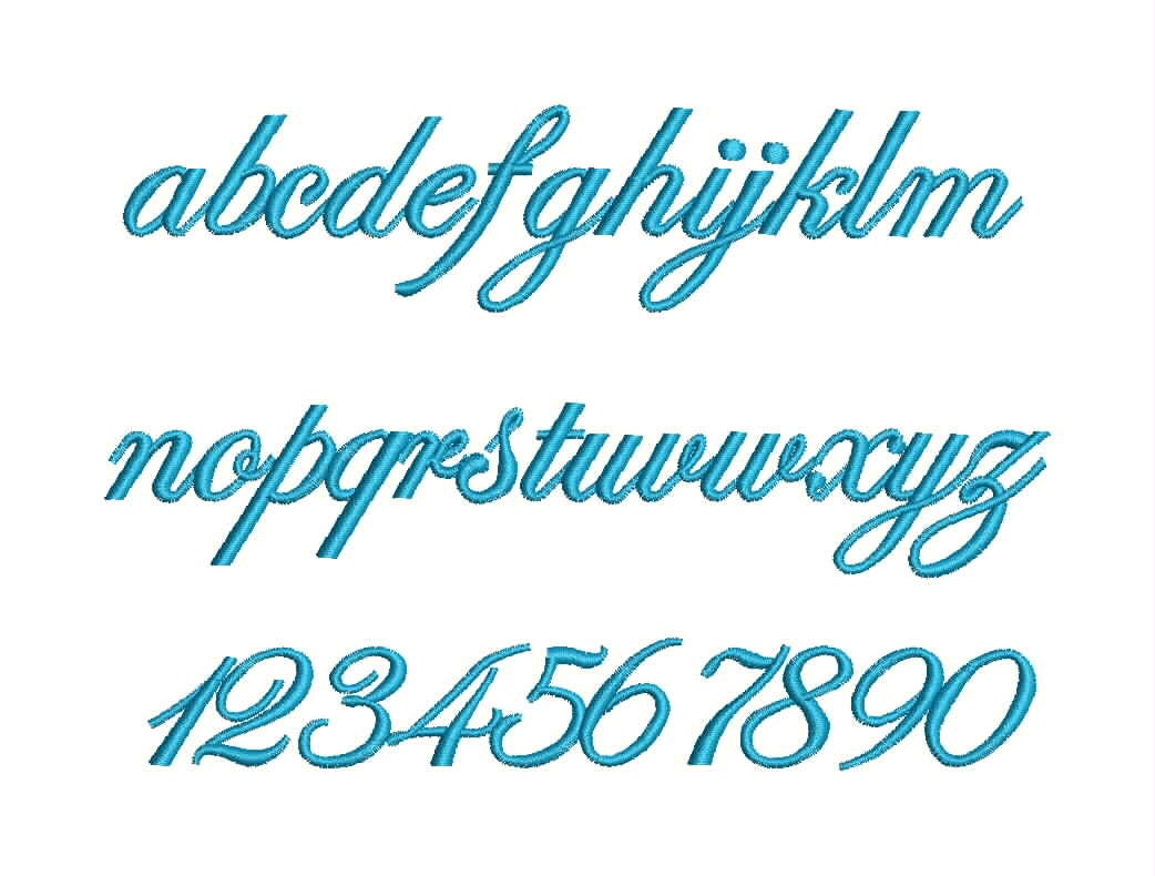 Edwardian Script Embroidery Font / Edwardian Script Font - Etsy