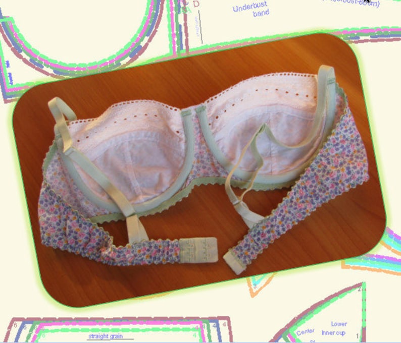 Bra Patterns Bra Sewing Patterns Multi Sizes Aa A B C D Etsy