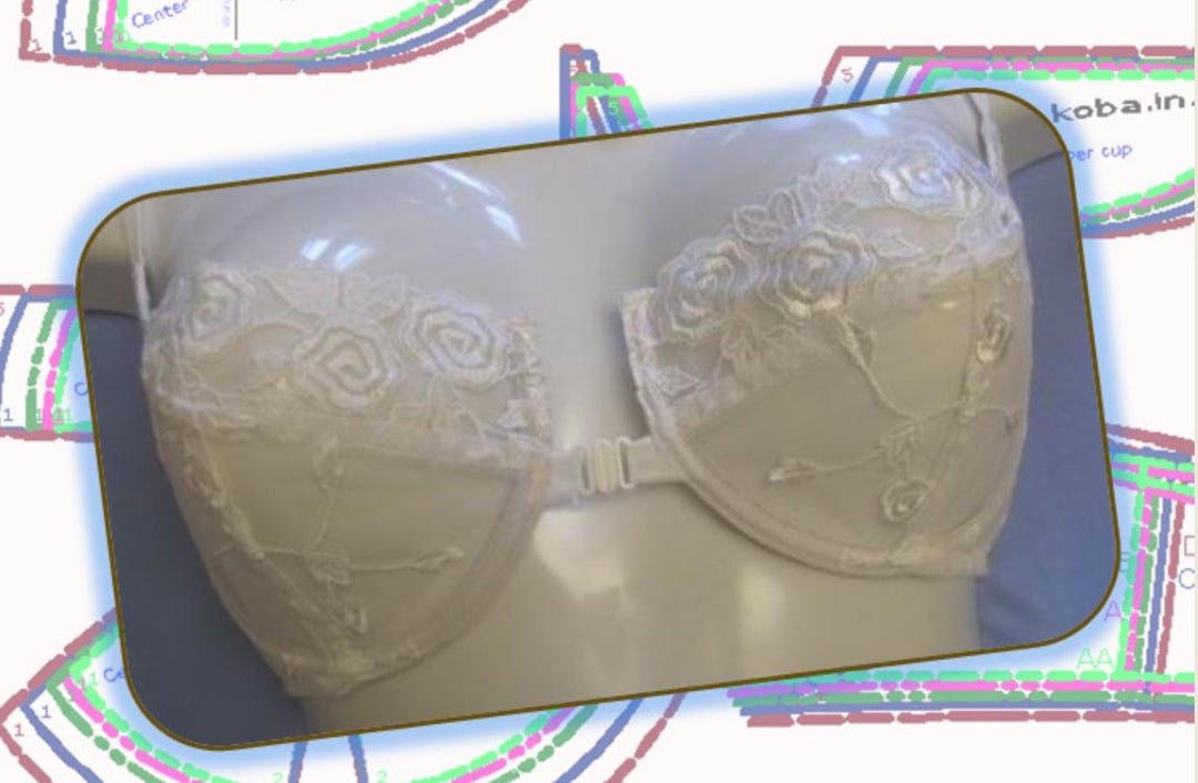 Beatrice Balconette Bra Pattern: Front Close, Size AA-D With ...