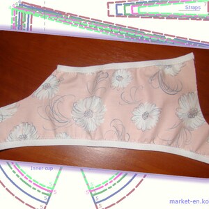 Sewing LINEN Bra, Bra Pattern Pdf, Wireless Bra Pattern, Bra Sewing ...