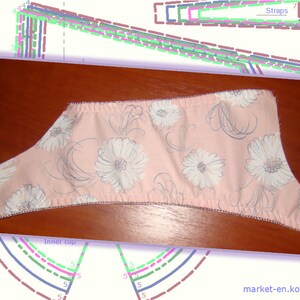 Sewing LINEN Bra, Bra Pattern Pdf, Wireless Bra Pattern, Bra Sewing ...