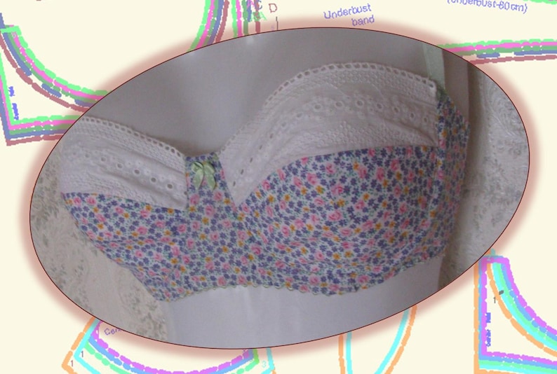 Bra Sewing PATTERN, Bra PATTERN, Bra Making, Handmade Bra, Angelica Bra ...