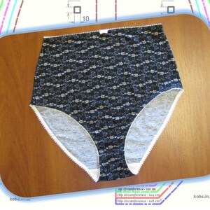 High Waisted Panties, Pattern Panties, Underwear Pattern Woman ...