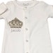 Brit Milah Crown Gown With Name or Initials Embroidered - Etsy