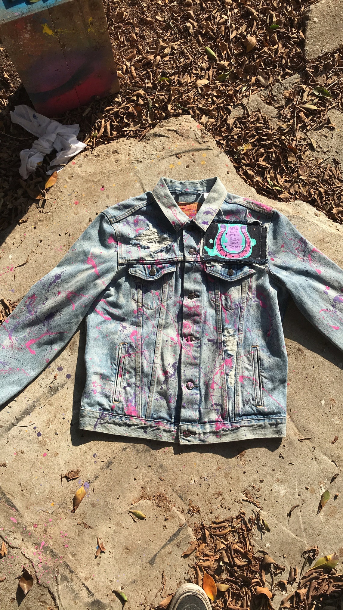 Custom graffiti jackets childrens and adults | Etsy