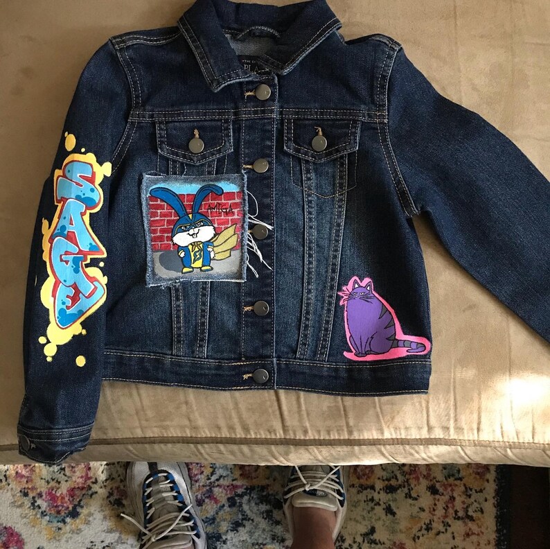 Custom Graffiti Jackets Children’s and Adults - Etsy