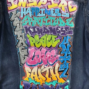 Custom Graffiti Jackets Children’s and Adults - Etsy
