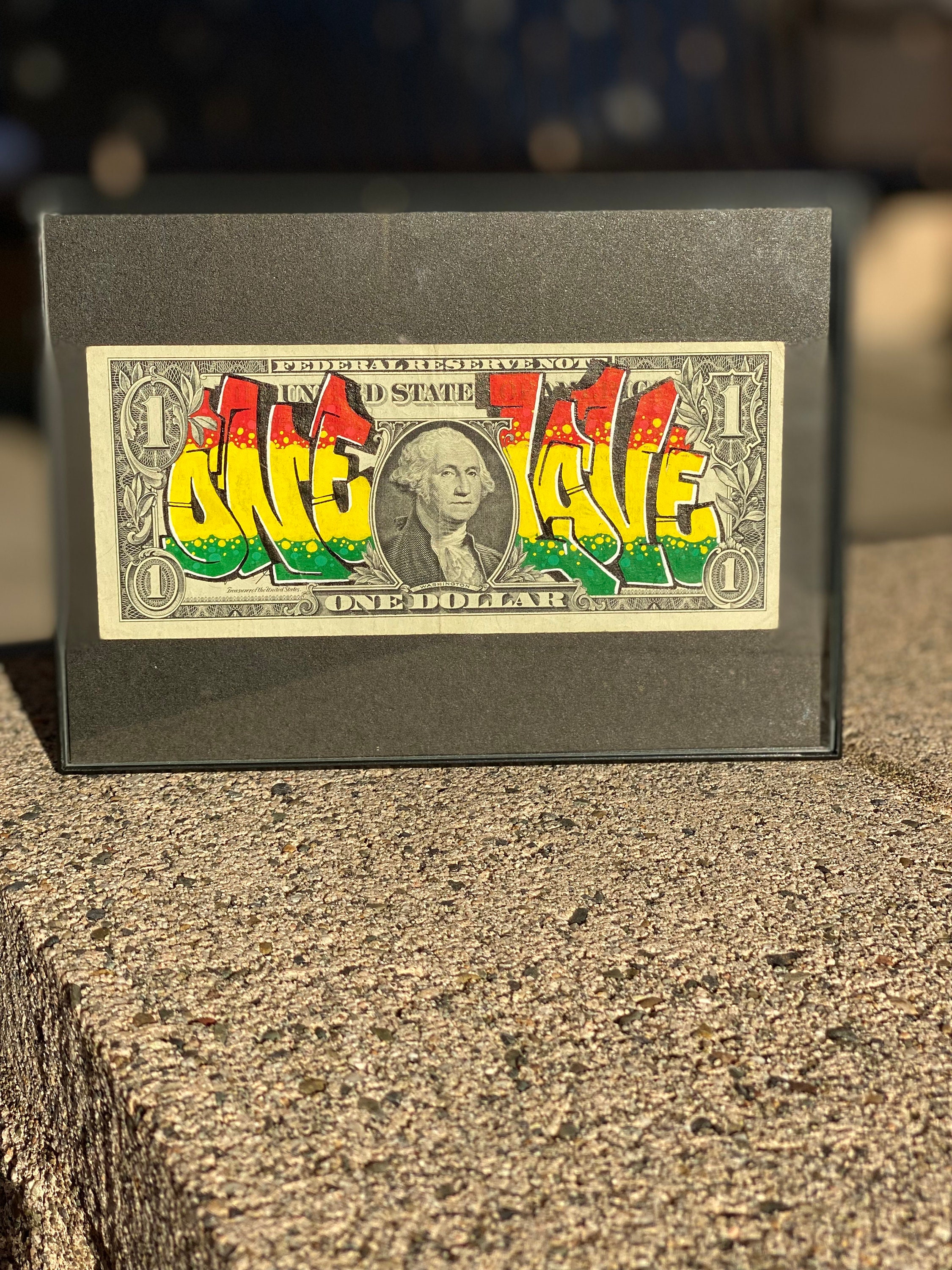 Custom Painted United States Dollar Bill - Etsy