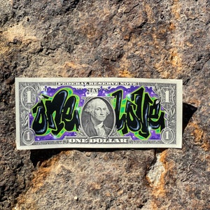 Custom Painted United States Dollar Bill - Etsy