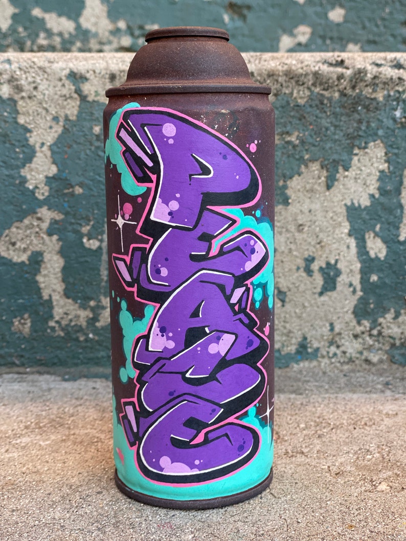 Custom Graffiti Style Spray Paint Cans - Etsy