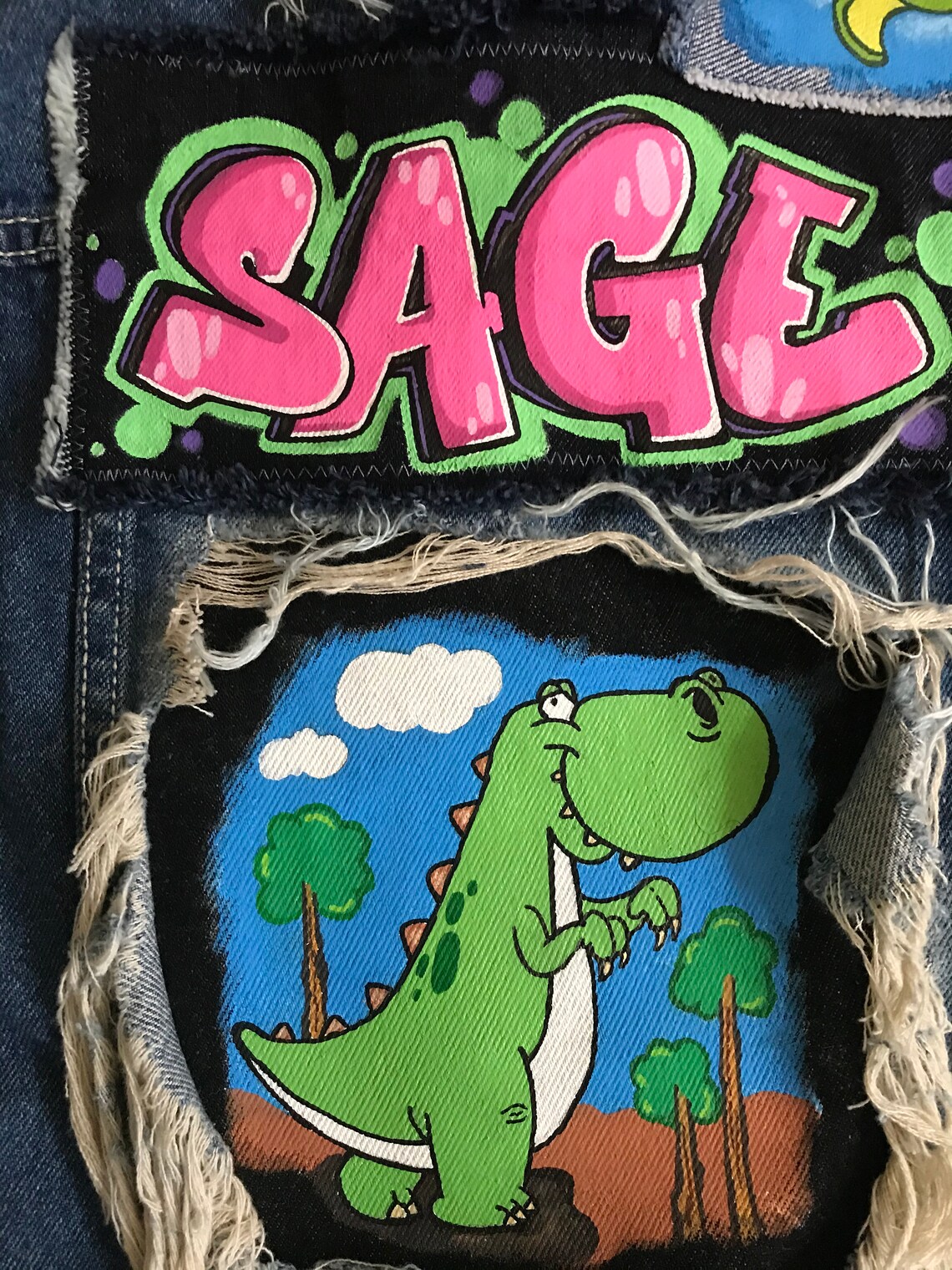Custom Graffiti Jackets Childrens and Adults - Etsy