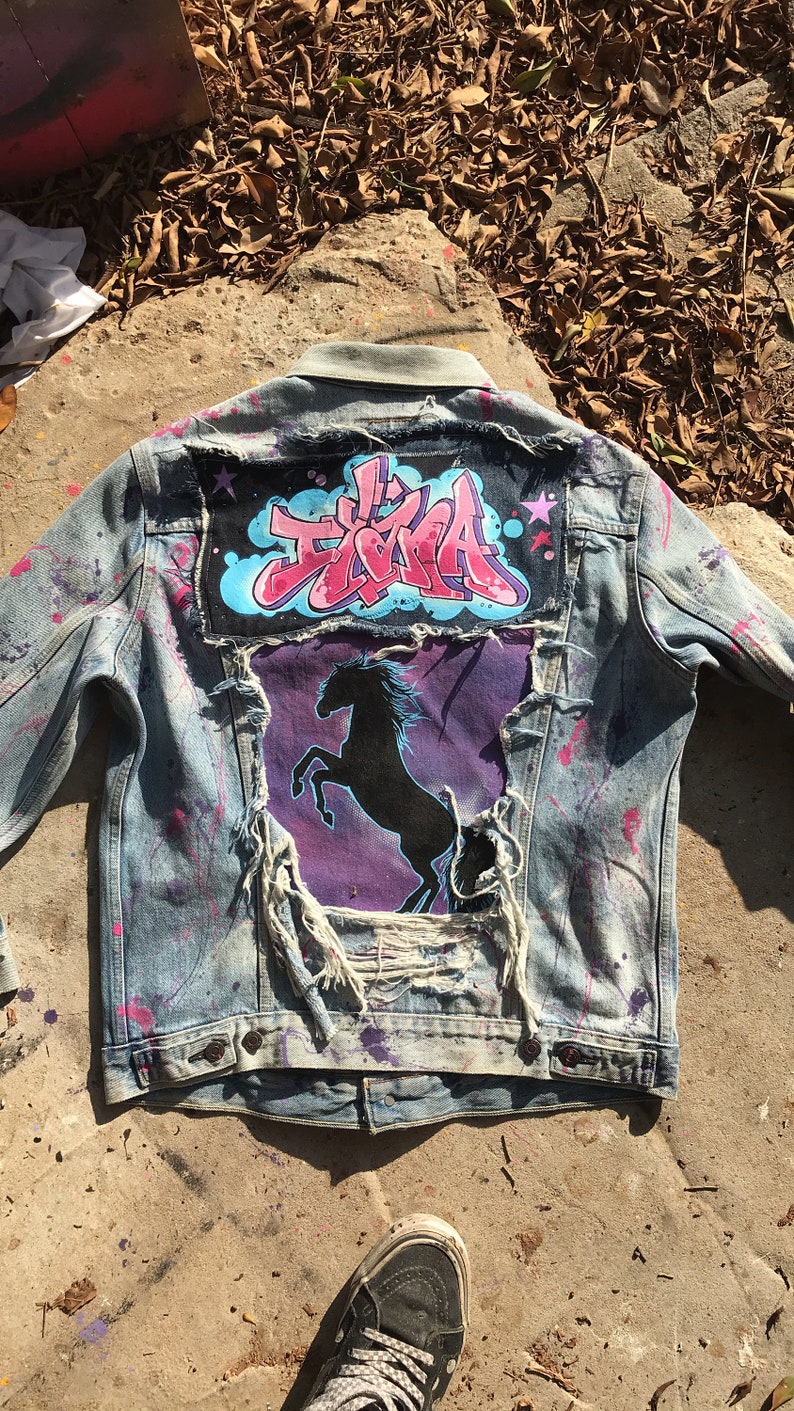 Custom Graffiti Jackets Children’s and Adults - Etsy