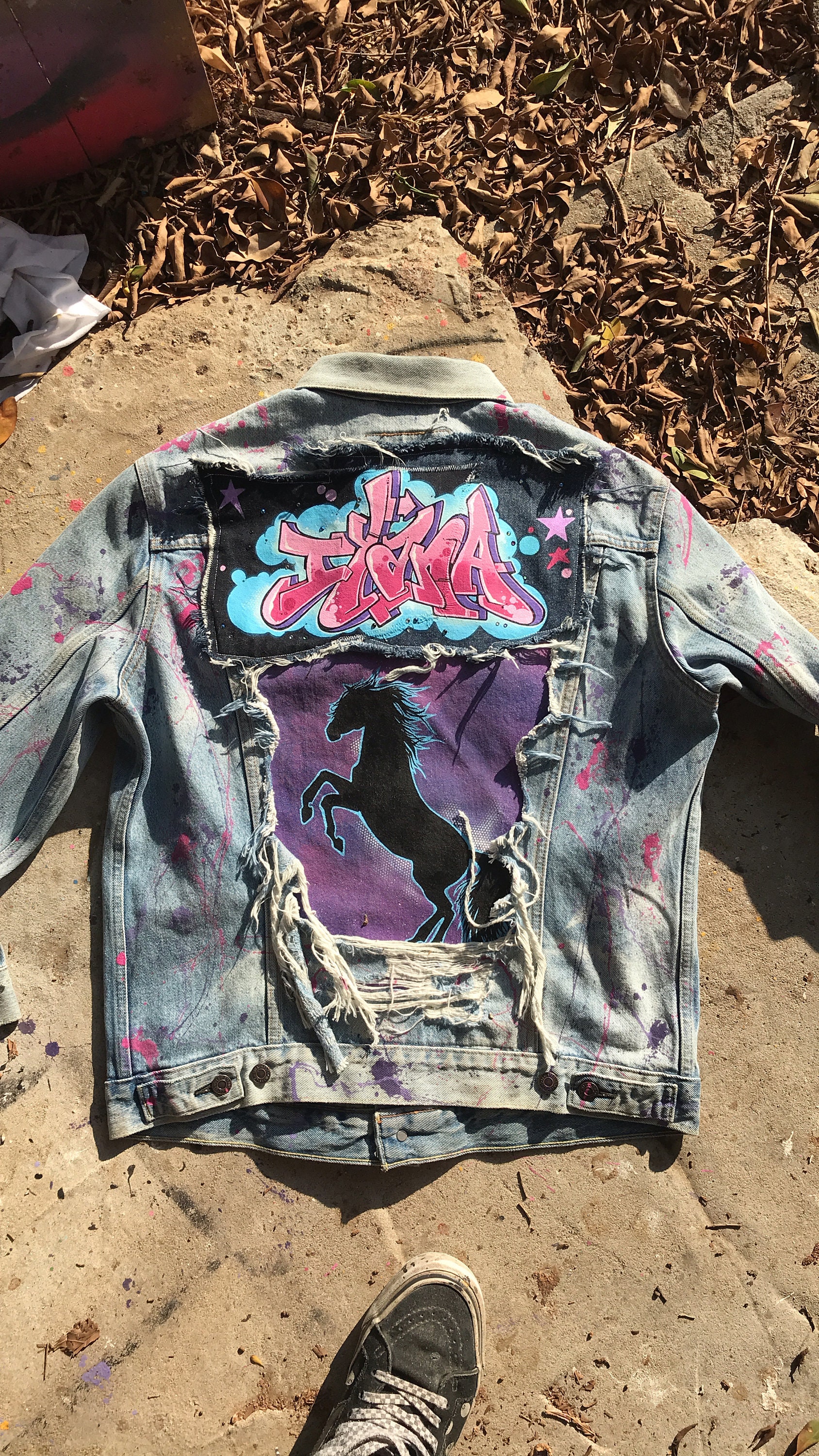 Custom Graffiti Jackets Children’s and Adults - Etsy
