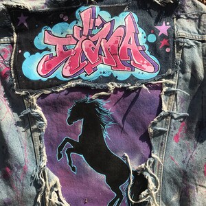 Custom Graffiti Jackets Children’s and Adults - Etsy