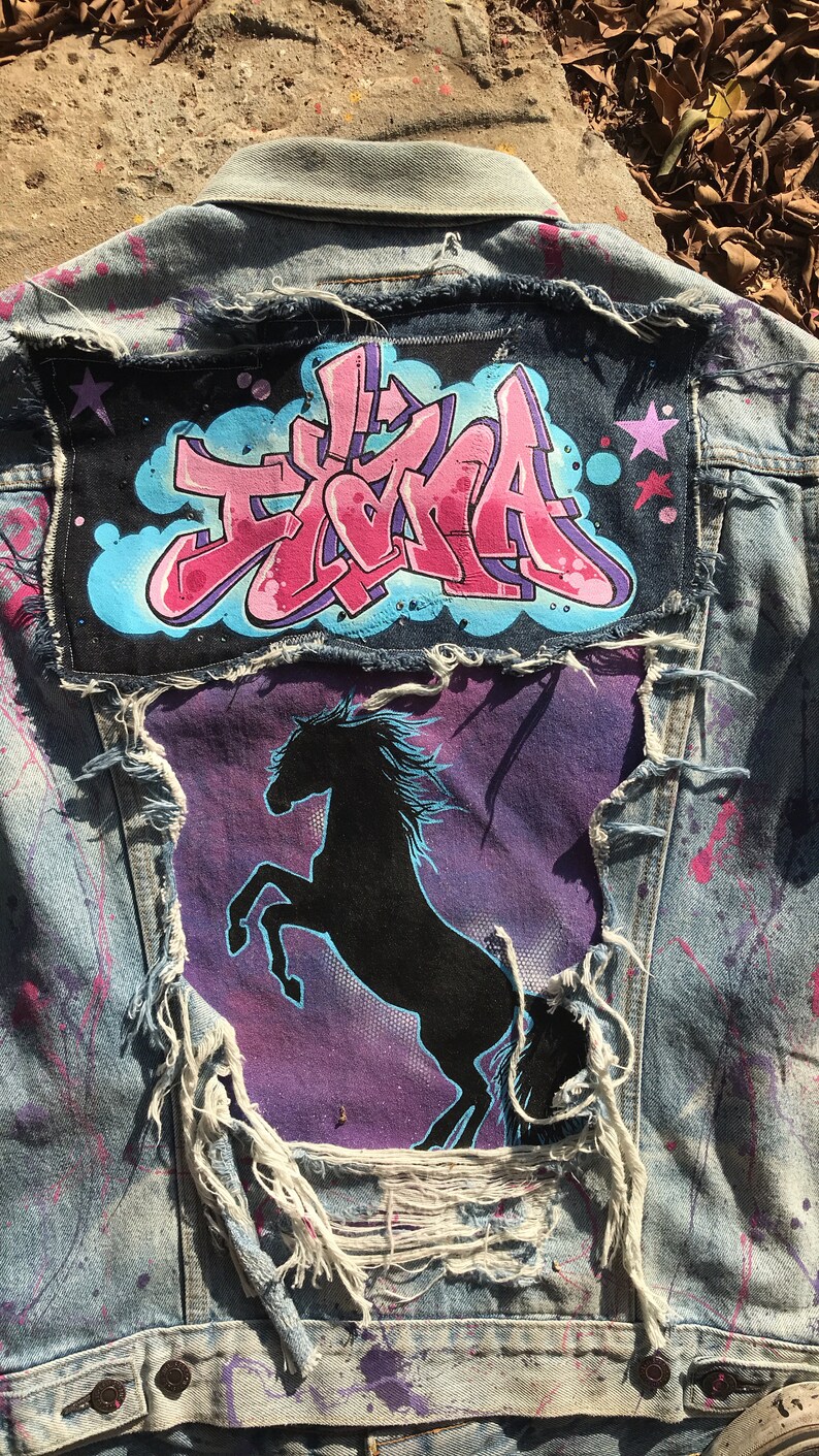 Custom Graffiti Jackets Children’s and Adults - Etsy