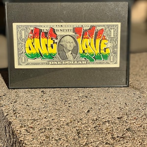 Custom Painted United States Dollar Bill - Etsy