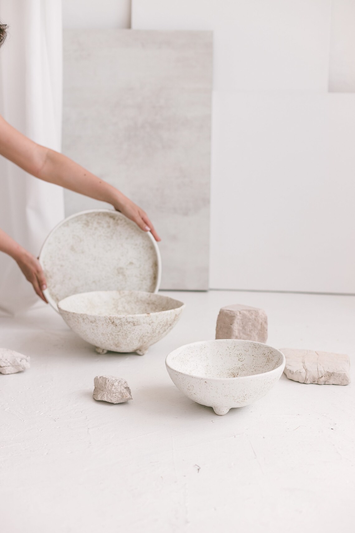 Ceramic Platter Extra Large Pottery Bowl Stoneware Grill Bbq - Etsy