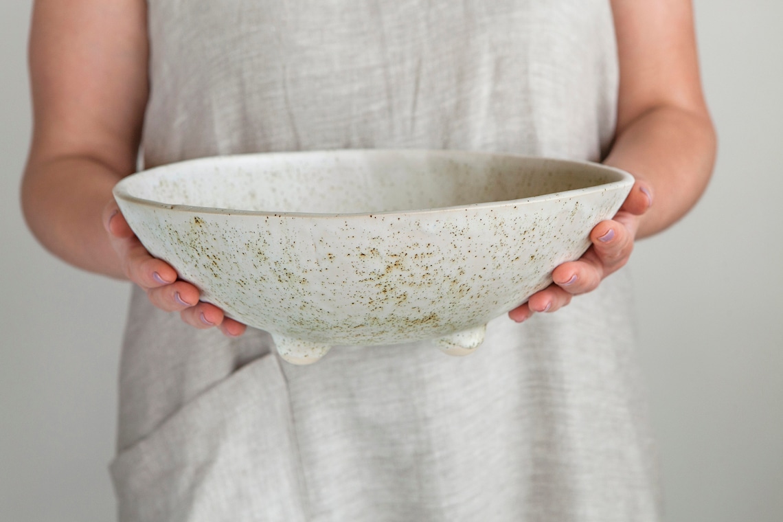 Pottery Centerpiece Large Pottery Bowl Handmade Huge - Etsy