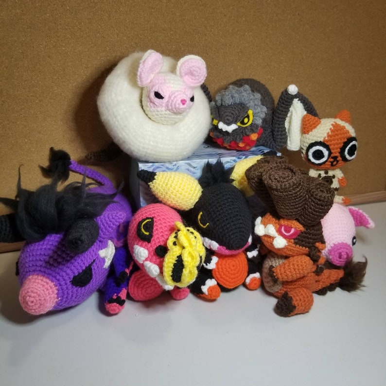 Large size MonsterHunter World inspired Plush Amigurumi | Etsy