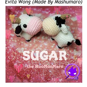 Moomoomaro Chibi Cow Crochet Amigurumi Pattern Original Design by ...