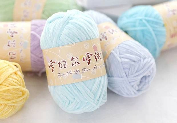 2mm Chenille Yarn 40g 148m 161yd 42 Colors Available - Etsy Hong Kong