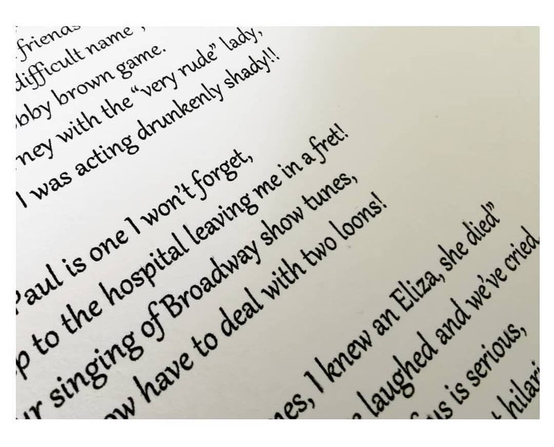 Personalised Poem, Anniversary Poem,framed Poem, Framed Memorial Poem ...