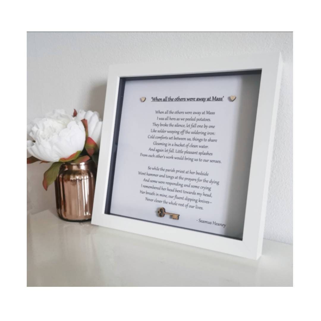 Personalised Poem, Anniversary Poem,framed Poem, Framed Memorial Poem ...