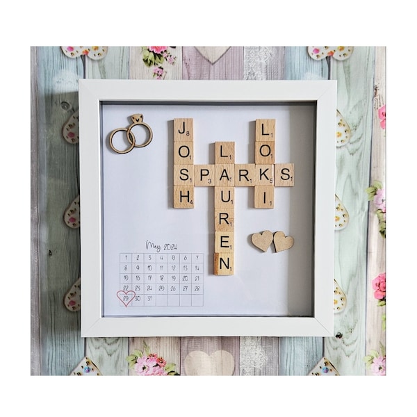 Scrabble Frame - Etsy UK