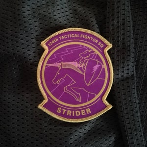 Ace Combat 7 Inspired, Strider Squadron, Military Morale Patch - Etsy