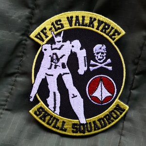Macross Skull Squadron Military Morale Patch - Etsy Denmark