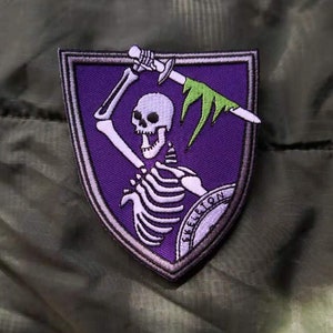 Ace Combat 7 Inspired, Skeleton Squadron, Military Morale Patch - Etsy