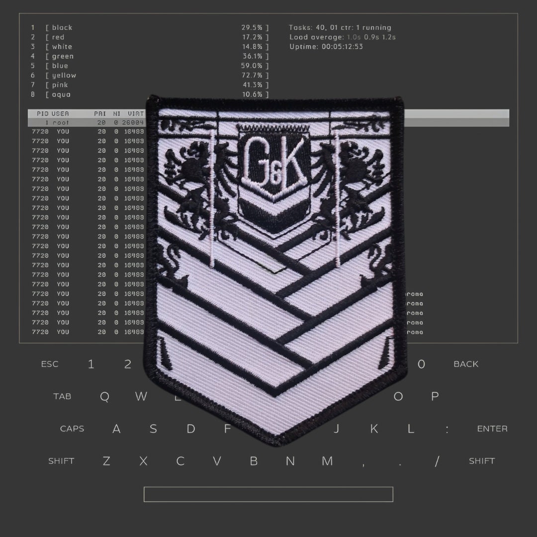 Girls' Frontline (GFL) - Griffin and Kryuger, G&K Military Morale Patch ...