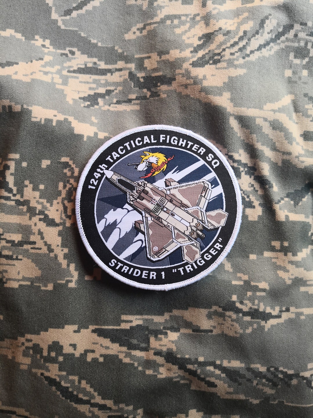 Ace Combat 7 Inspired F-22: Strider Trigger, Military Morale Patch - Etsy