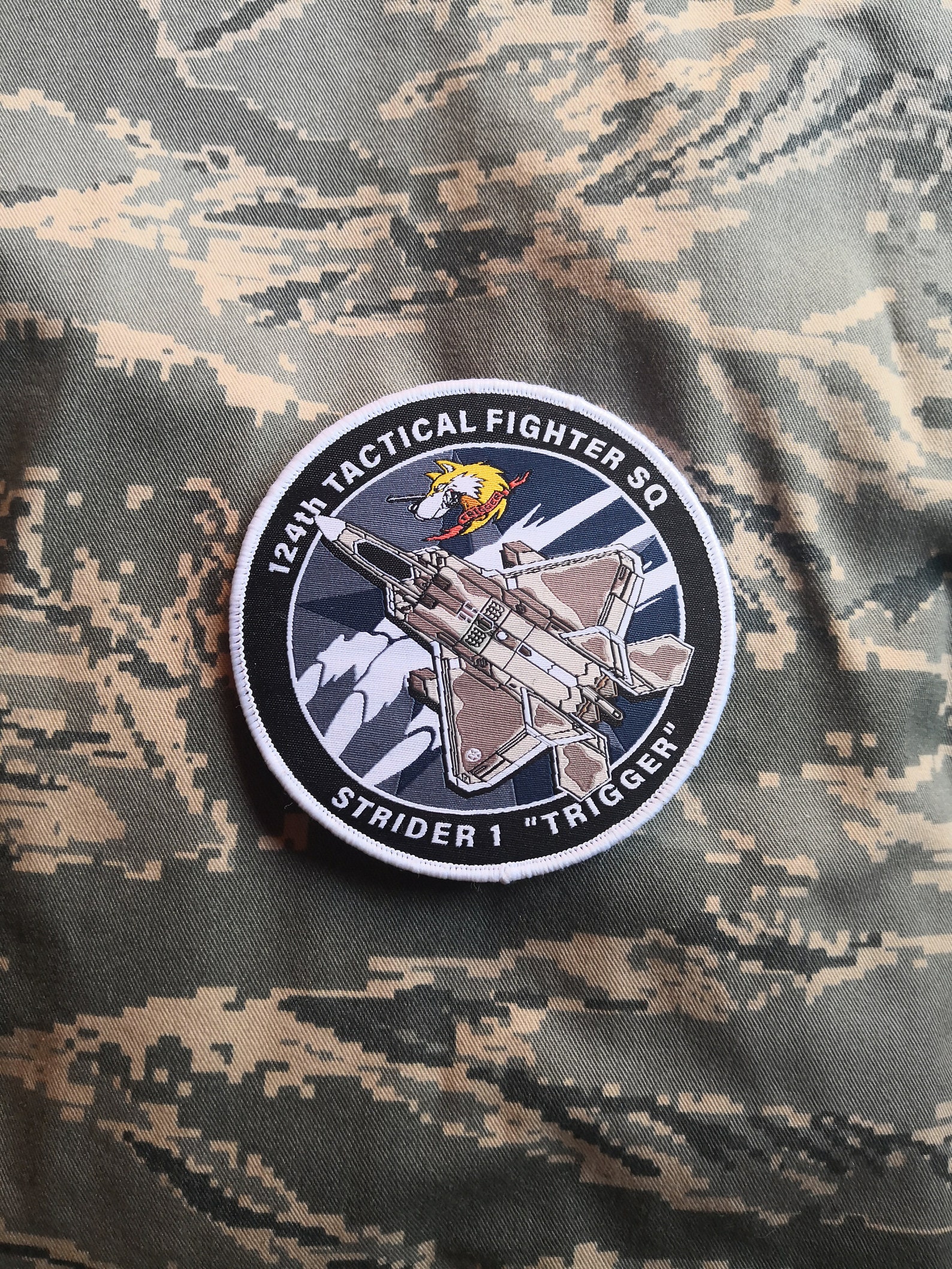 Ace Combat 7 Inspired F-22: Strider Trigger Military Morale | Etsy