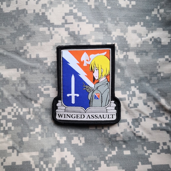 Anime Army Patch - Etsy