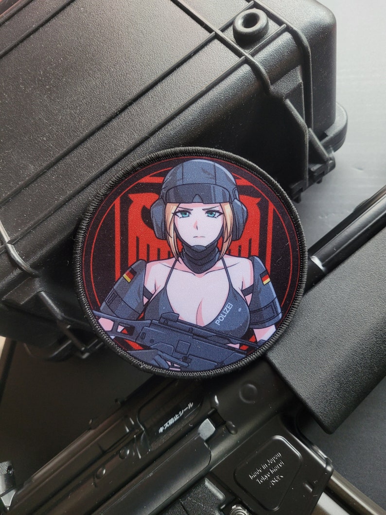 German Police GSG 9 SWAT Female Pinup Morale Patch - Etsy