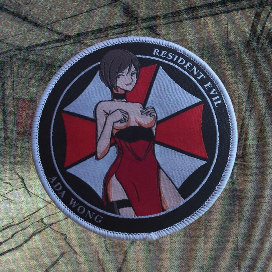 Biohazard Inspired, Ada Wong Fan Art, Evil Resident, Morale Patch - Etsy