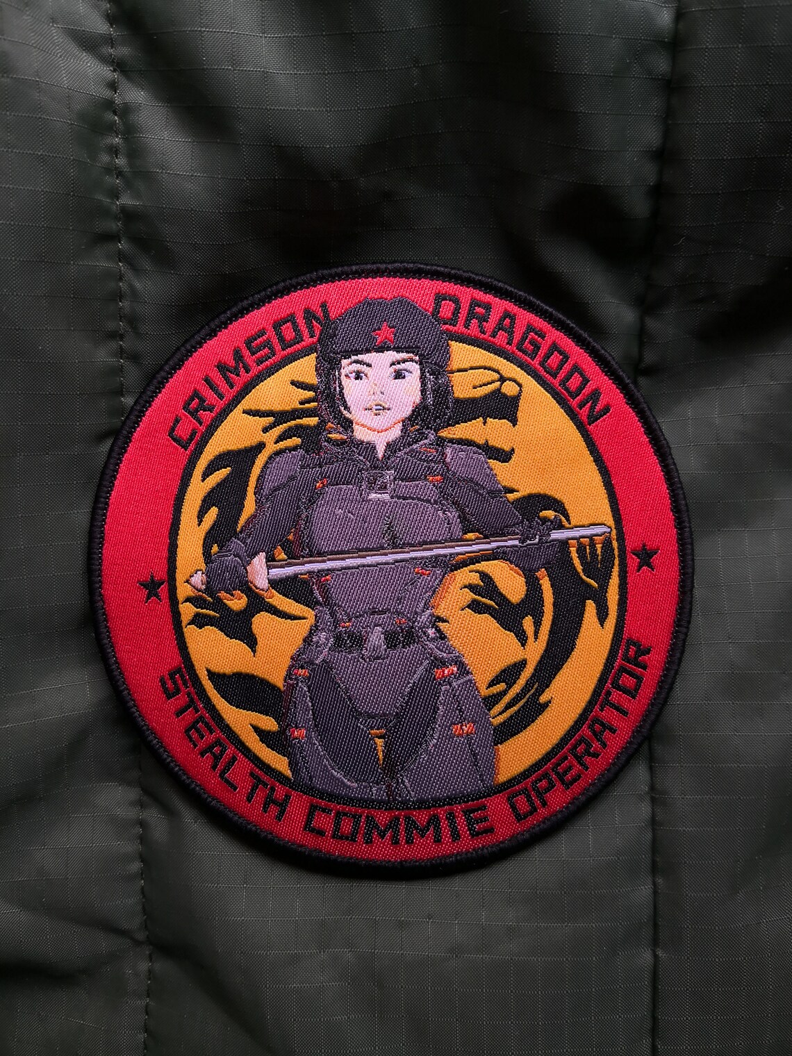 Fallout 3 Inspired Chinese Army Crimson Dragoon Military | Etsy