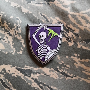Ace Combat 7 Inspired, Skeleton Squadron, Military Morale Patch - Etsy
