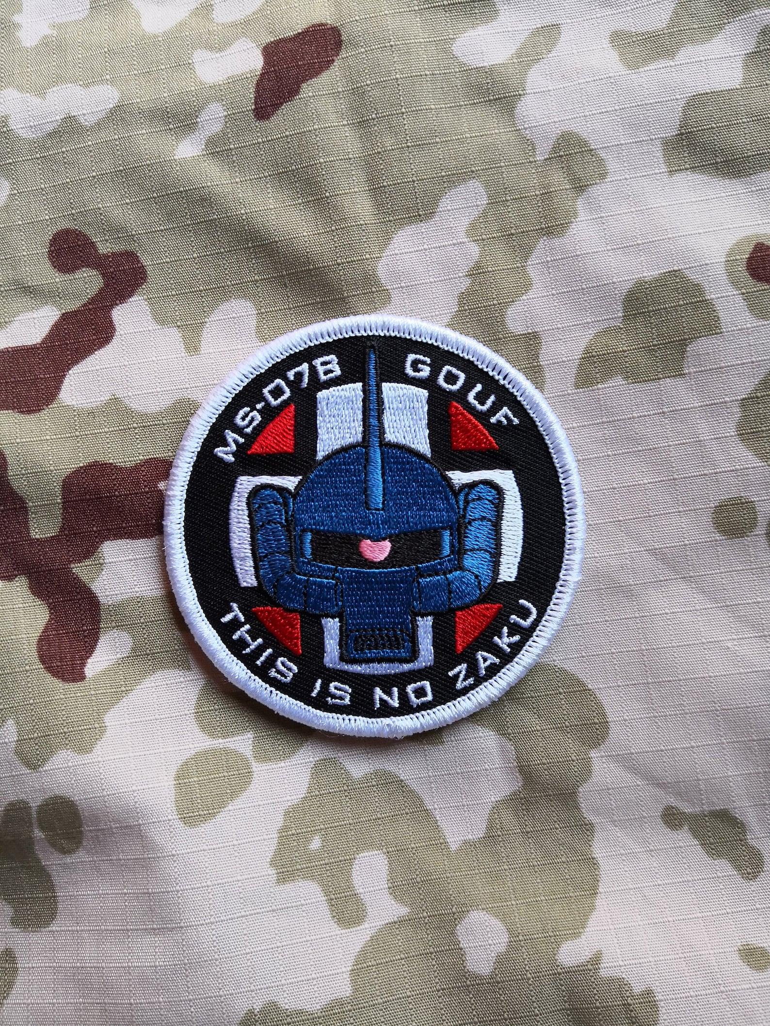 Gundam Inspired MS-07 Gouf Military Morale Patch | Etsy