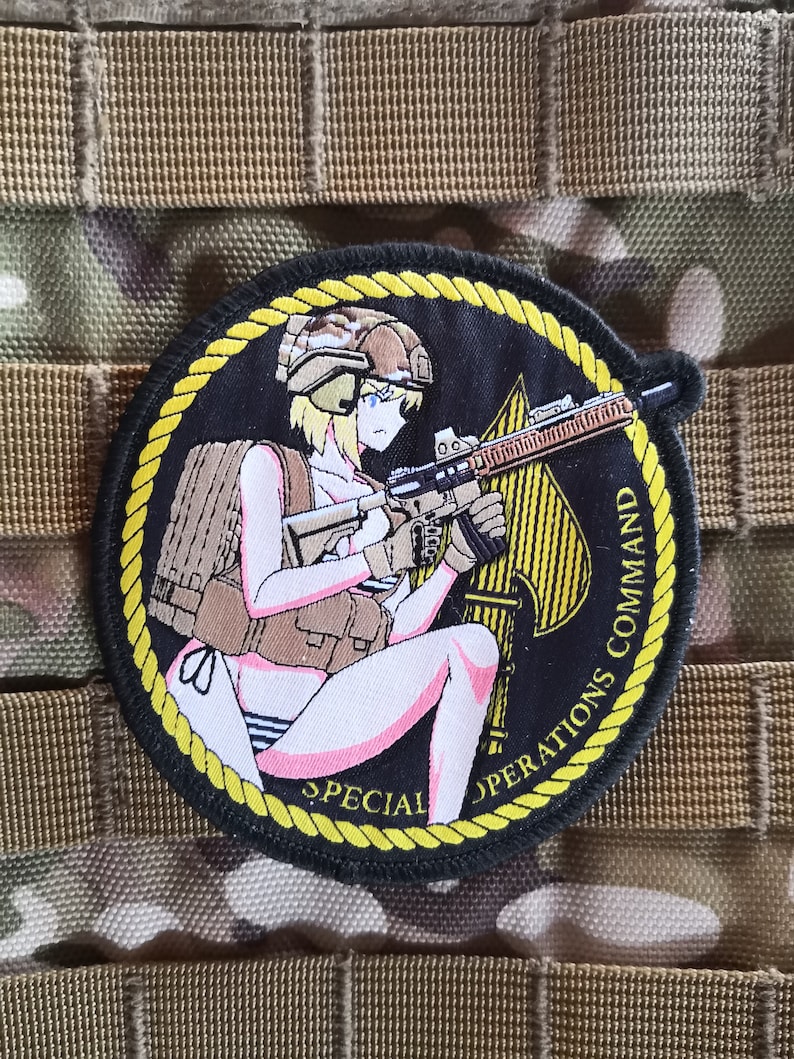U.S. Military Waifu Series - SOCOM, Anime Waifu Airsoft Military Morale ...