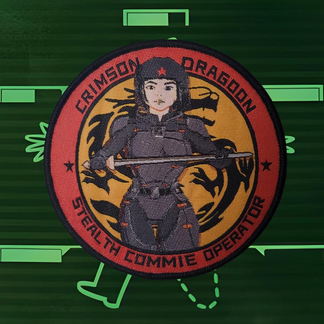 Postapocalyptic Chinese Army - Crimson Dragoon, Military Morale Patch ...