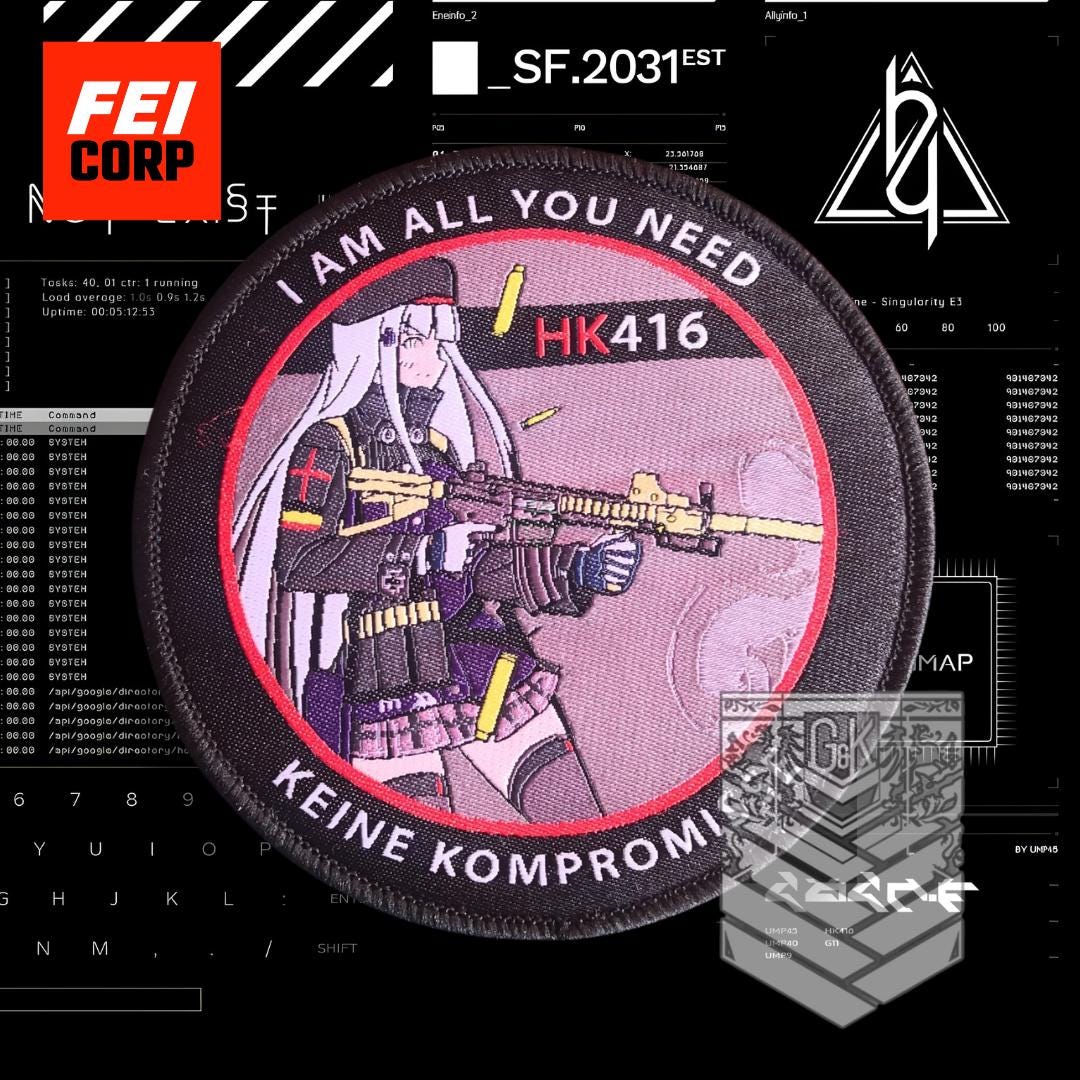 Girls' Frontline (GFL) - Waifu 416, Tactical Doll Military Anime Morale ...