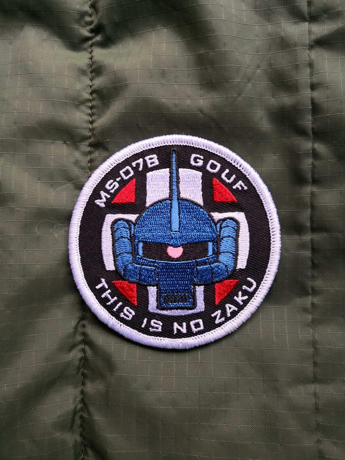 Gundam Inspired MS-07 Gouf Military Morale Patch | Etsy