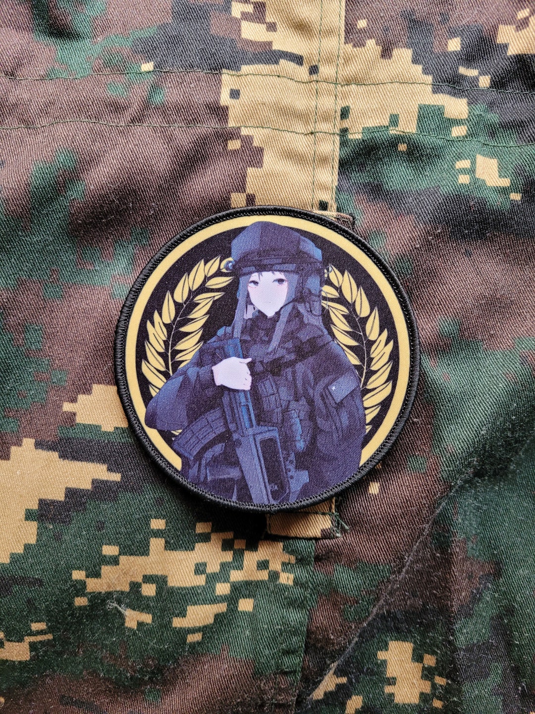 Anime Waifu Military Series PLA Marine Girl Pinup Military - Etsy